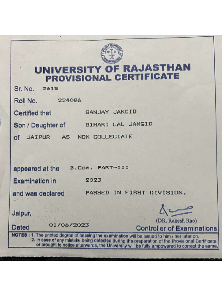 Graduation Certificate | PDF