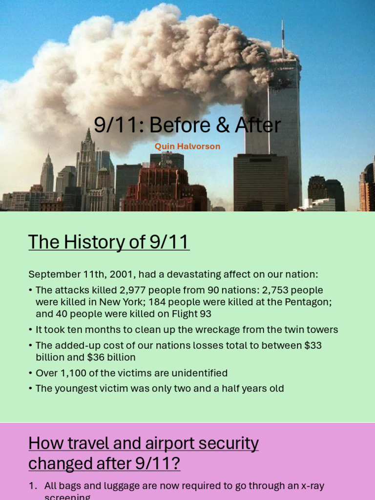 9 11 Before and After | PDF