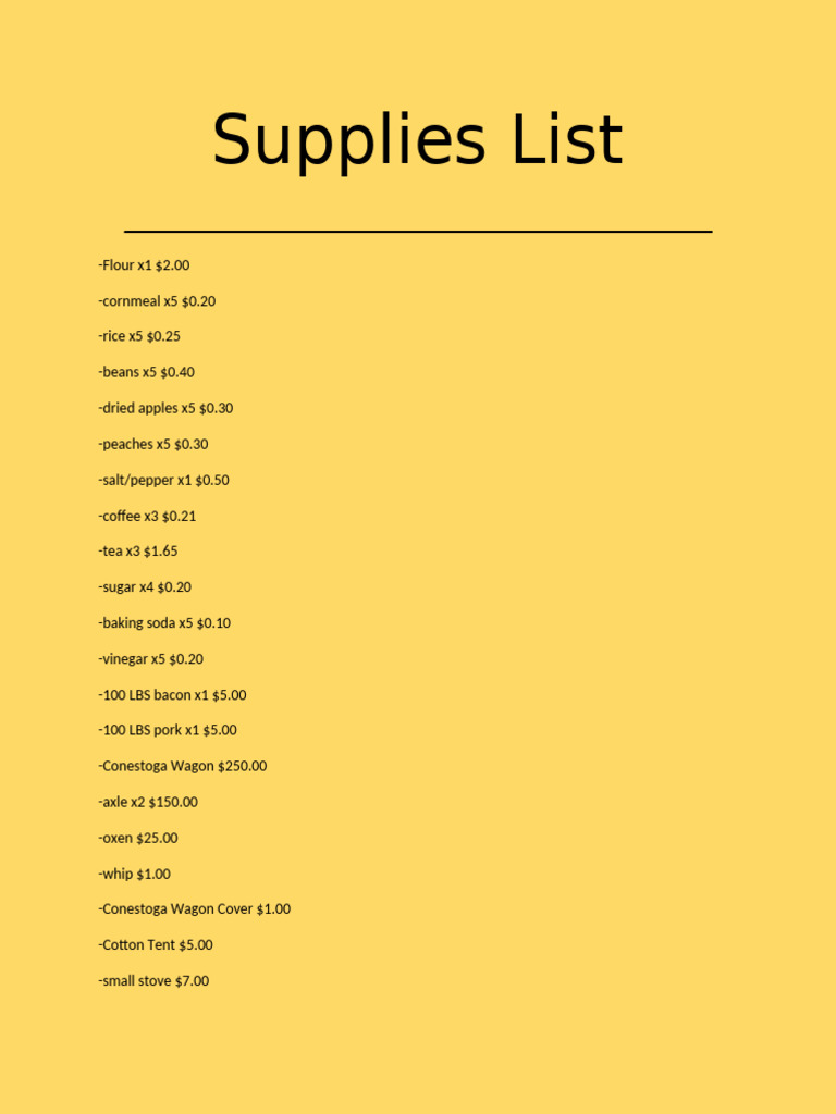 General Store Receipt | PDF