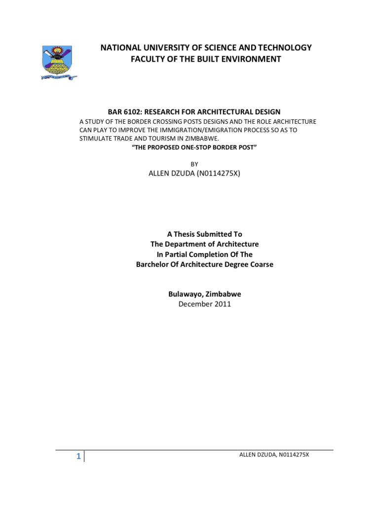Chirundu One-Stop Border Post Overview | PDF | Customs | Treaty