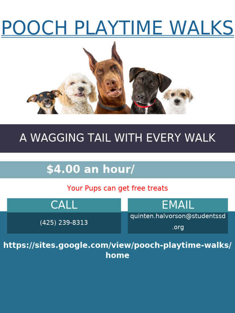 Pooch Playtime Walks | PDF
