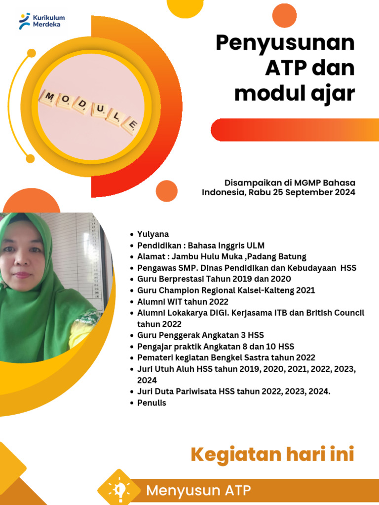 Penyusunan Atp Dan Modul Ajar | PDF