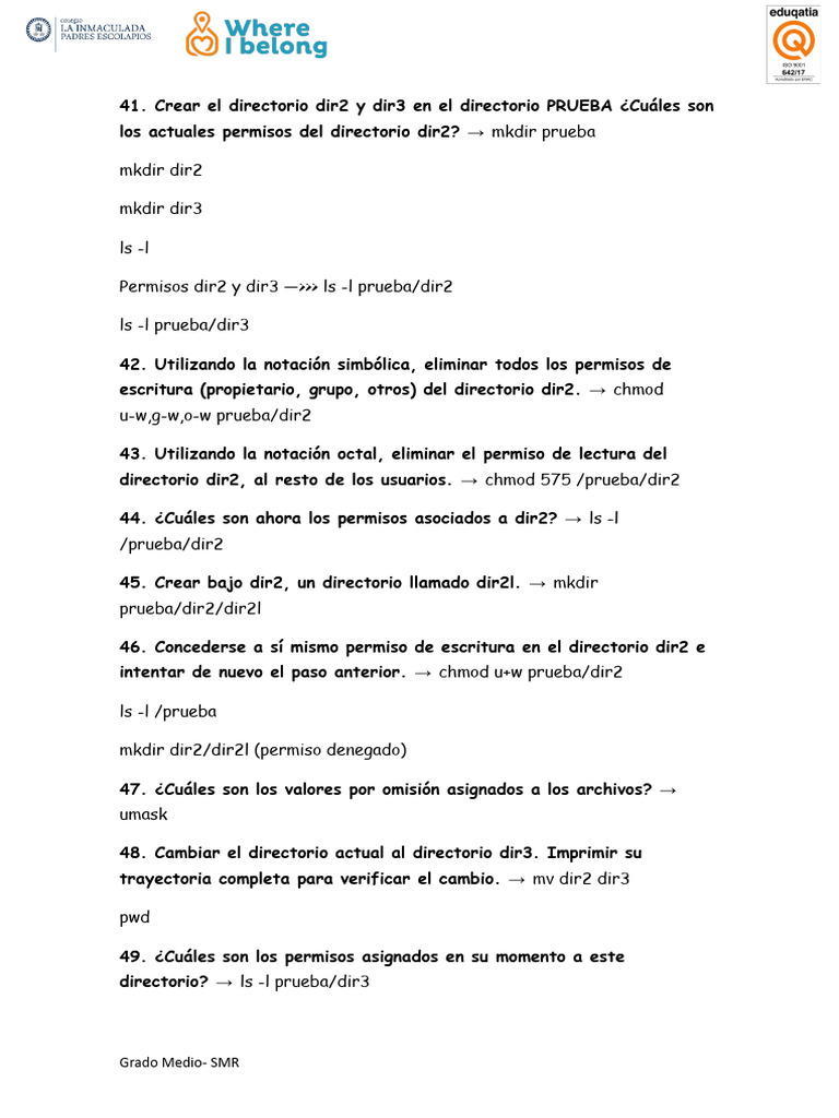 Comandos Linux 2 - Som 23-24 | PDF