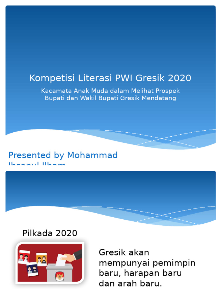 Kompetisi Literasi PWI Gresik 2020 | PDF