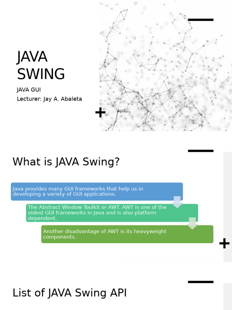 Module 15 - JAVASwing | PDF