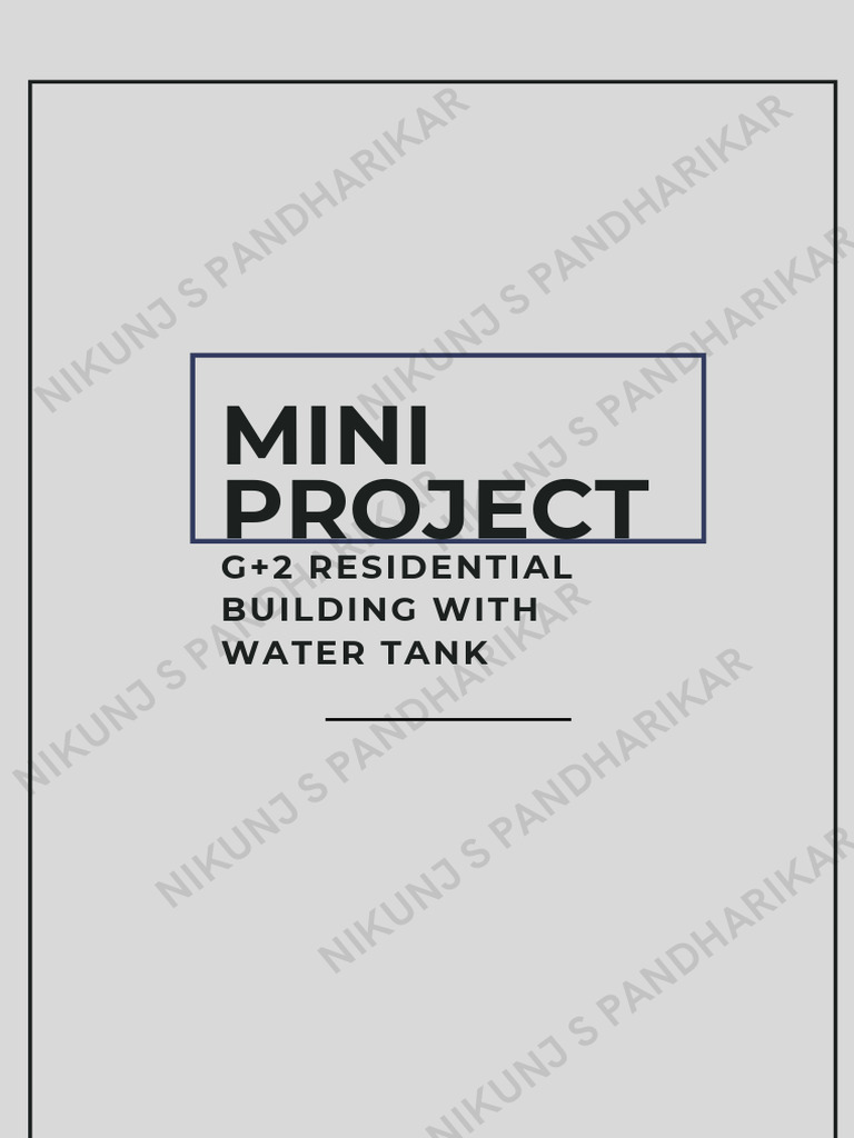Complete Analysis and Design of G+2 Residential Building | PDF