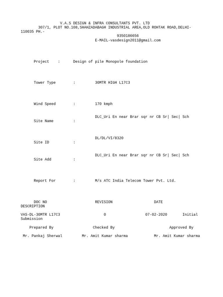 Pile Foundation Drawing of DLC Uri en Near Brar SQR NR CB SR Sec SCH | PDF
