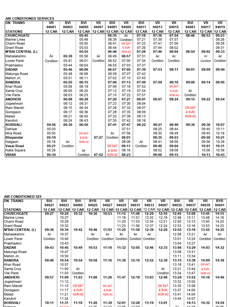 1704438229386-Dn PTT Ac Emu Services Updated 04.01.2024 | PDF