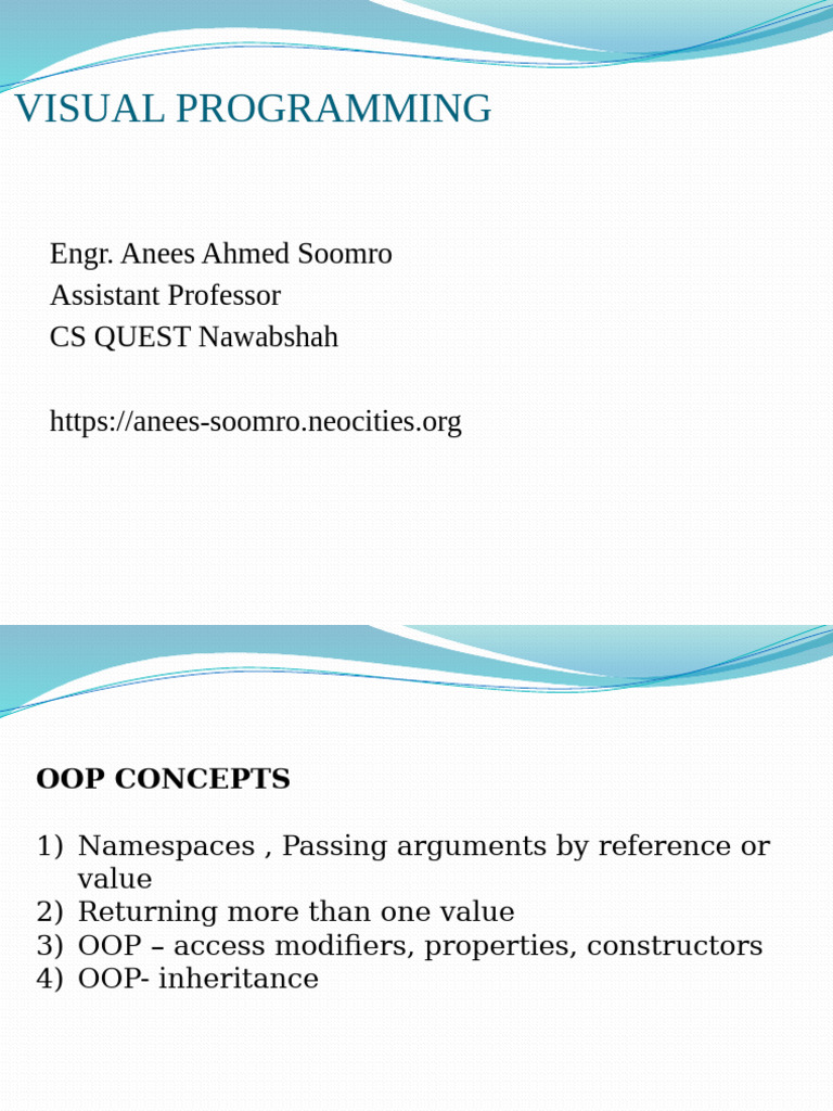 Week2 1 Pdf Class Computer Programming Method Computer Programming 
