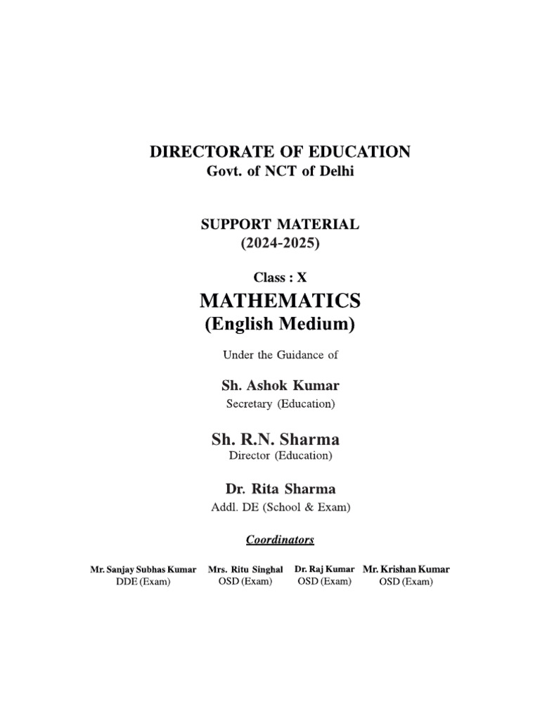 Class10 Mathematics EM Optimize | PDF