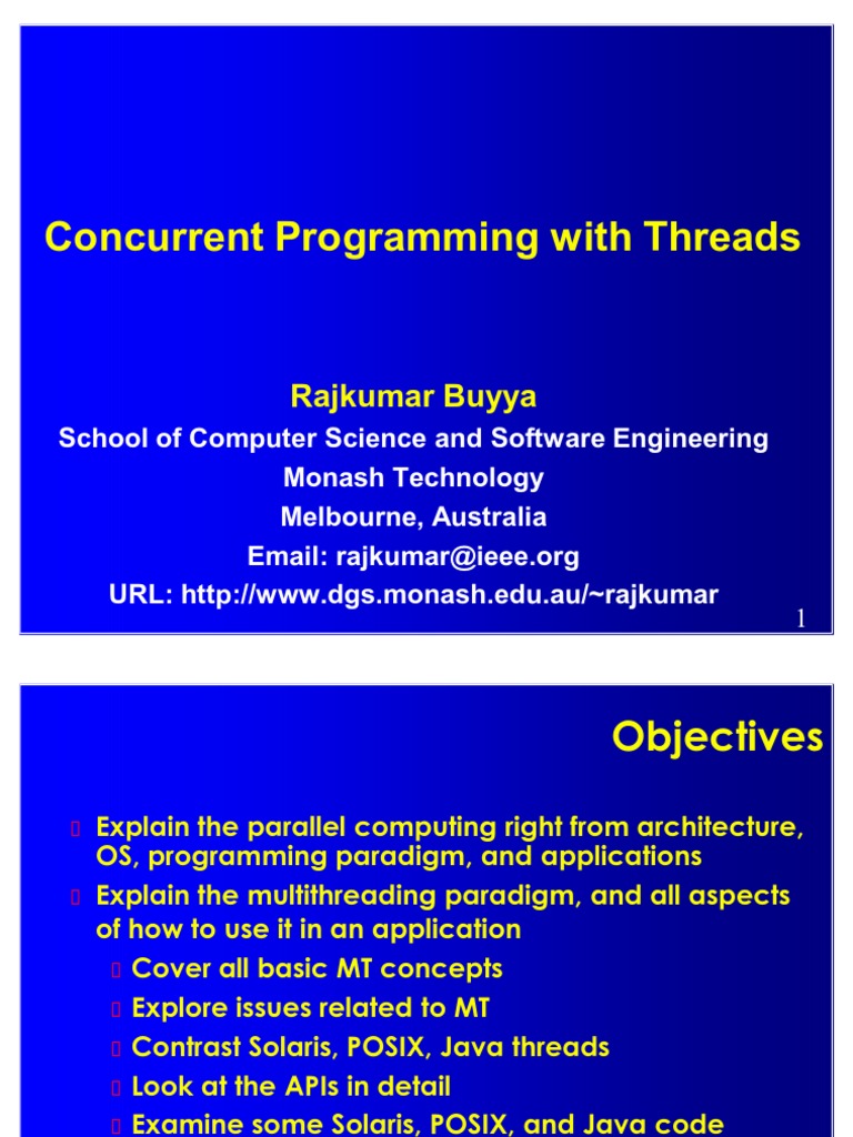 Multi Threading | Download Free PDF | Thread (Computing) | Parallel ... Multi Threading | Download Free PDF | Thread (Computing) | Parallel ...