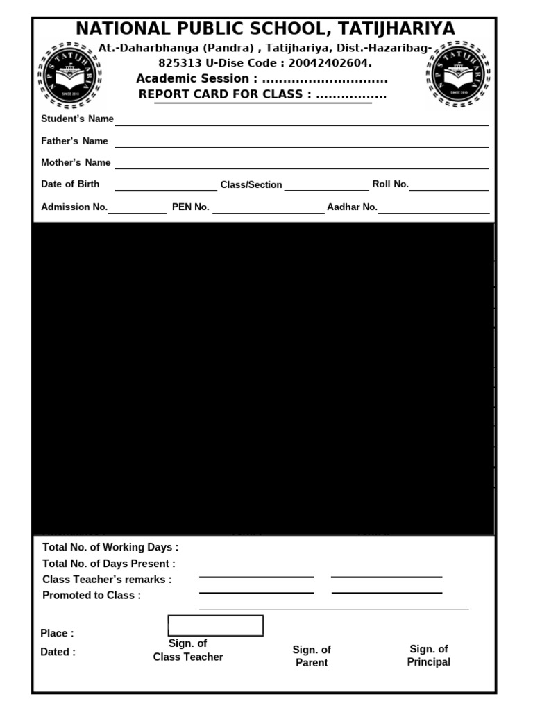 NPS Rank Card 2024 | PDF