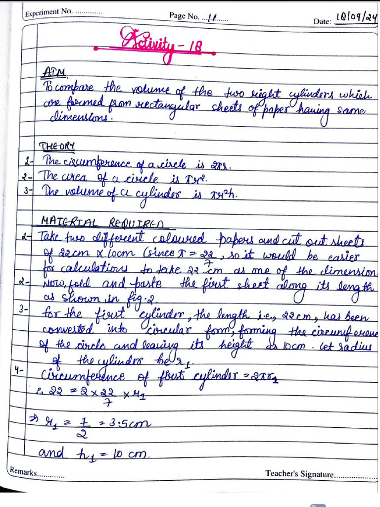 Math Lab Manual Activities | PDF