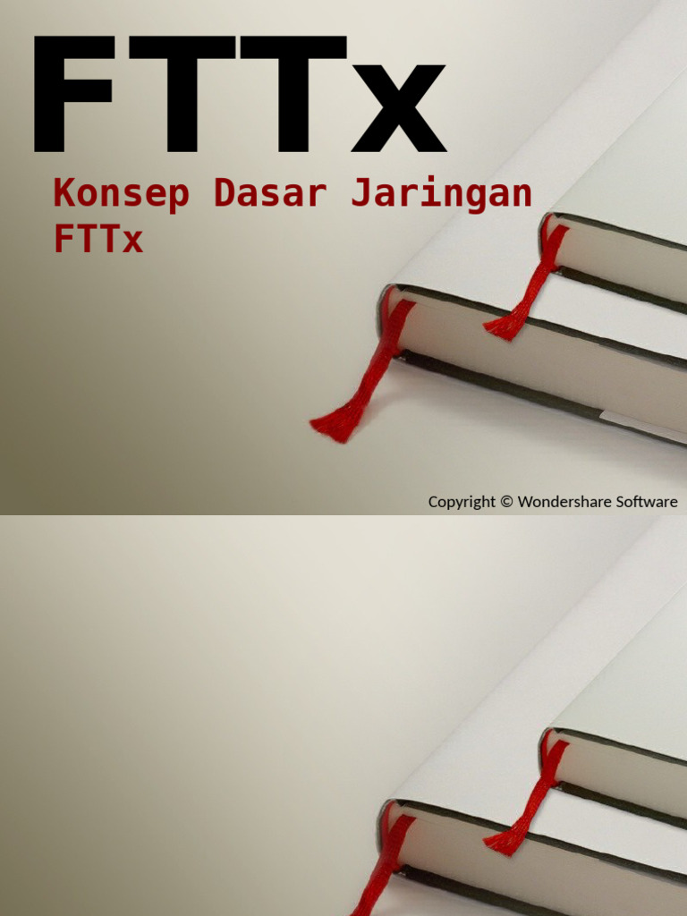 Konsep Jaringan FTTX | PDF