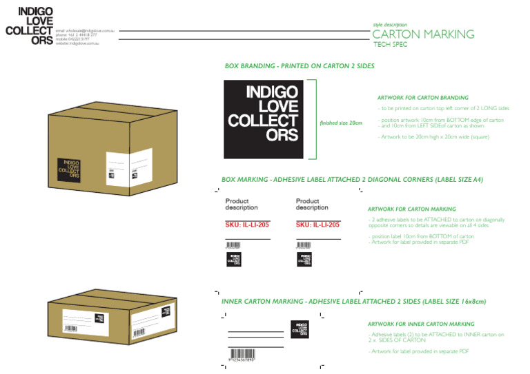 Carton Marking May 23 | PDF