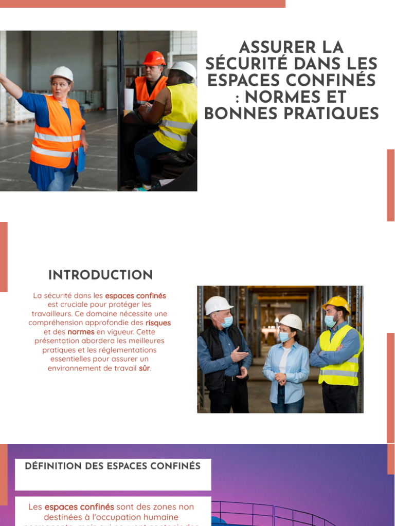 Slidesgo Assurer La Securite Dans Les Espaces Confines Normes Et Bonnes ...