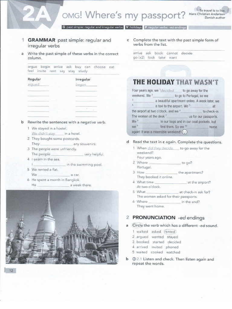 Practice WB Unit 2 | PDF