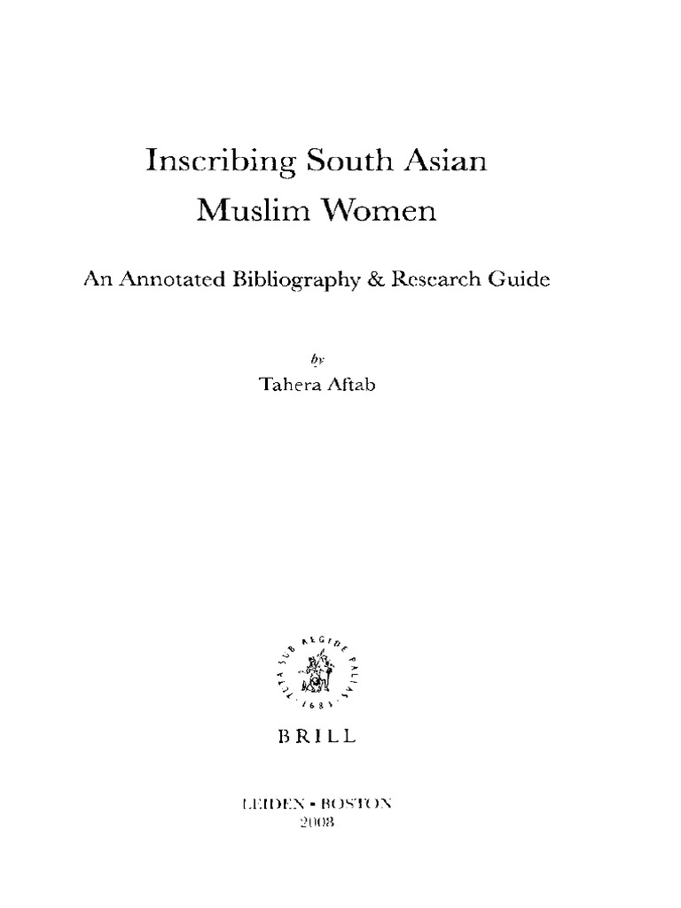 Inscribing South Asian Muslim Women | PDF | Marriage | Religion ...