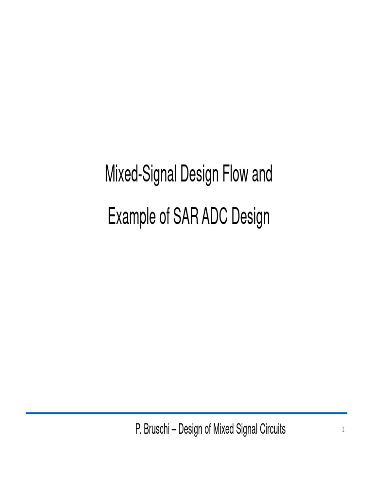 25 AMS Design Flow V1 | PDF