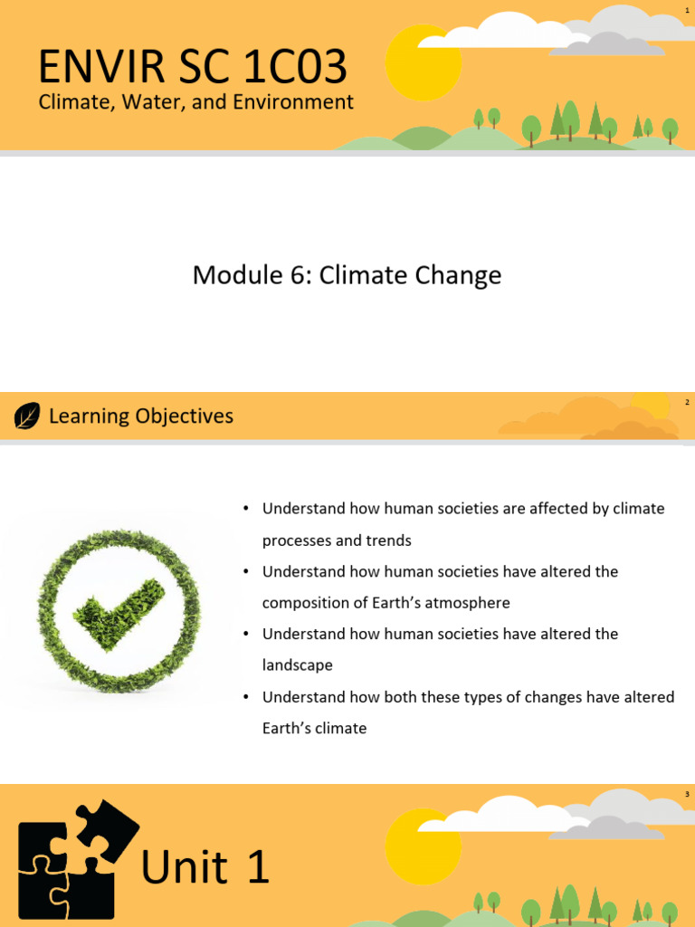 Module 6 - ES 1C03 | PDF