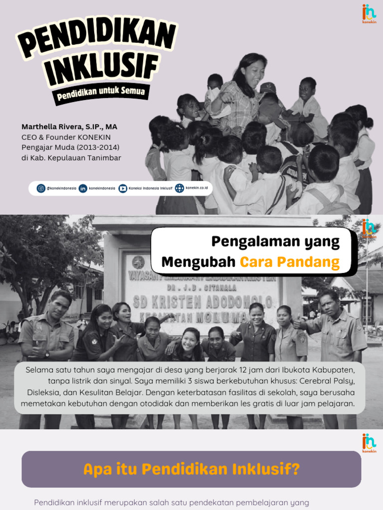 Pendidikan Inklusif - KONEKIN | PDF