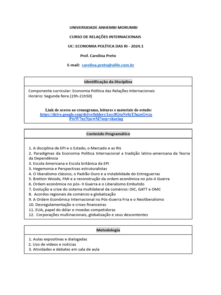 Cronograma UC EPI 1.2024 20240222231624 | PDF