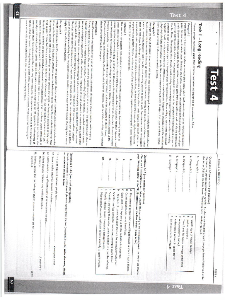 TEST 4 ISE III | PDF