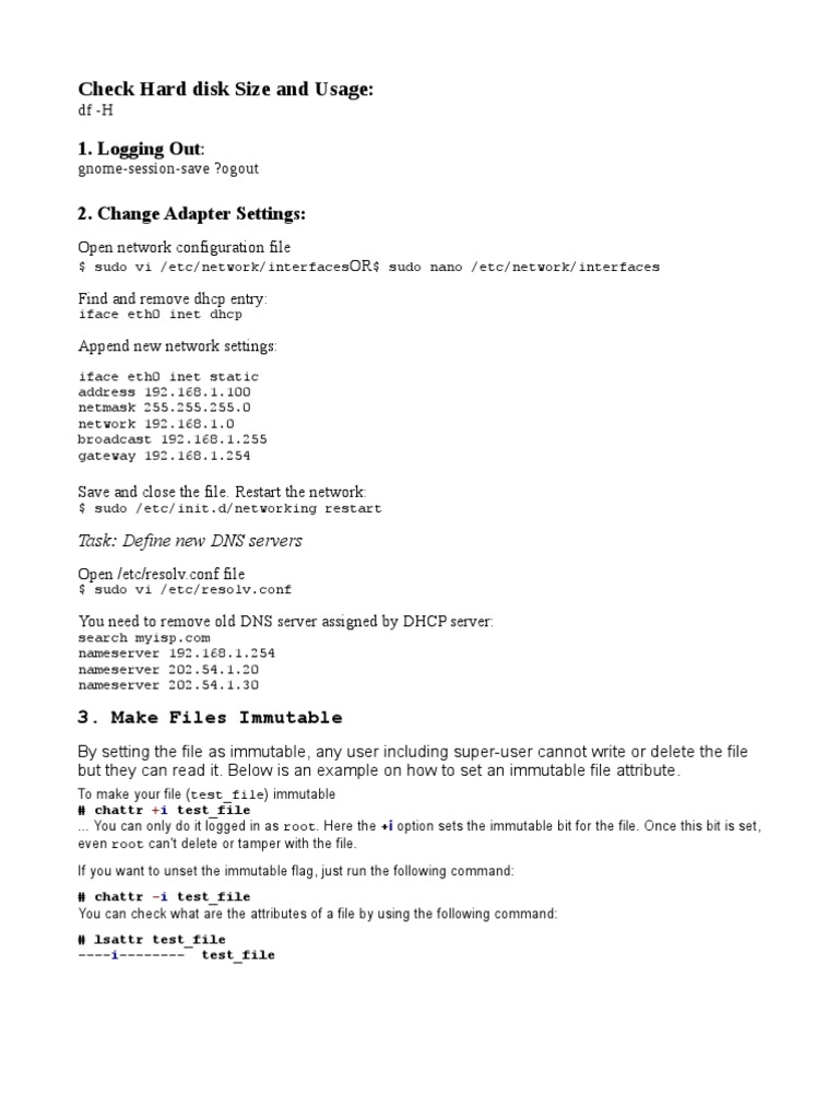 My Linux Commands | PDF | Superuser | Computer File