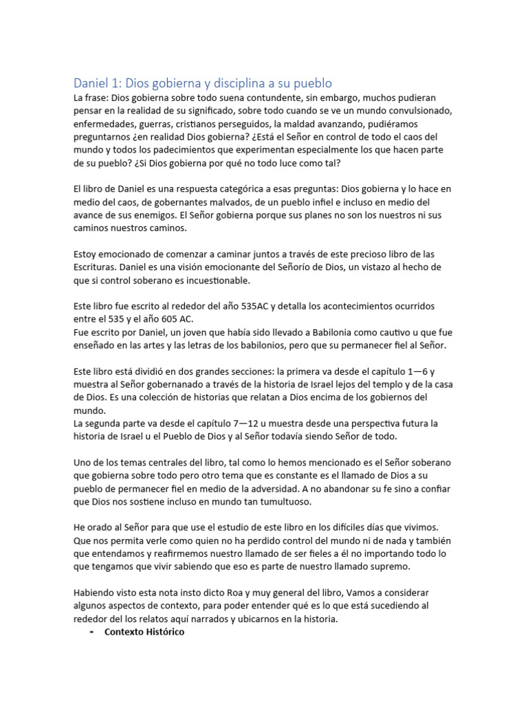 Daniel 1 1 7 | PDF