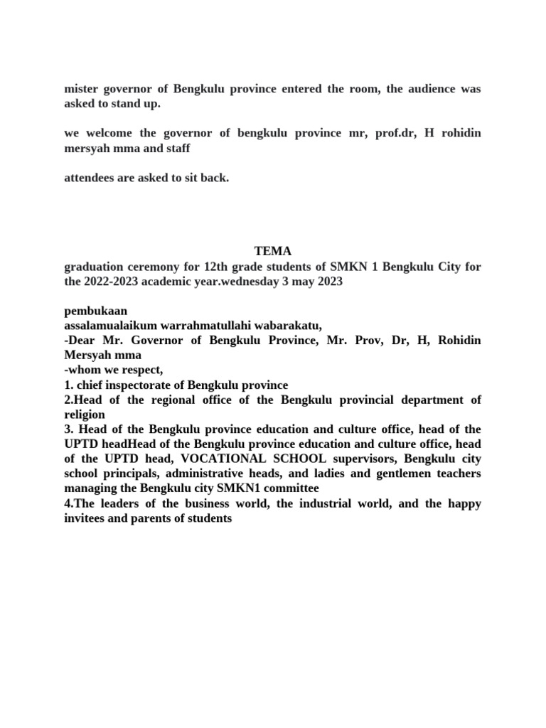 Teks MC Bing | PDF