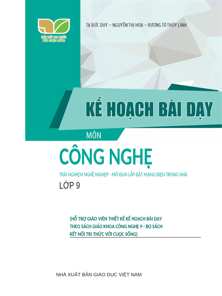 KHBD Cong Nghe 9 - Lap Dat Mang Dien Trong Nha (Ruot 22.1.2024) | PDF