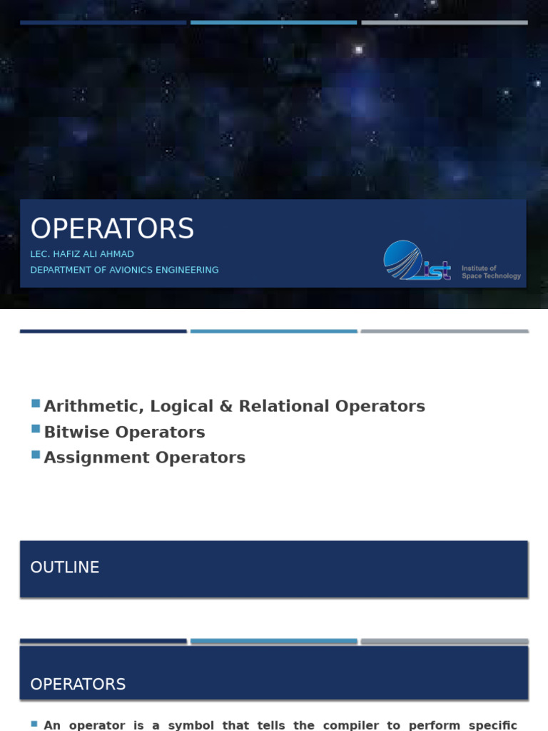 5 - Operators | PDF