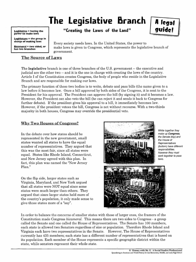 Understanding The Constitution - Handout | PDF
