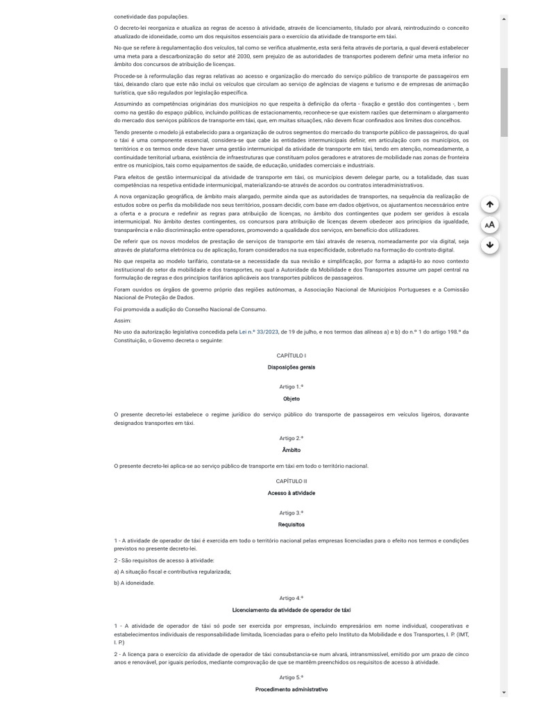 Decreto-Lei N.º 101 - 2023 - DR | PDF