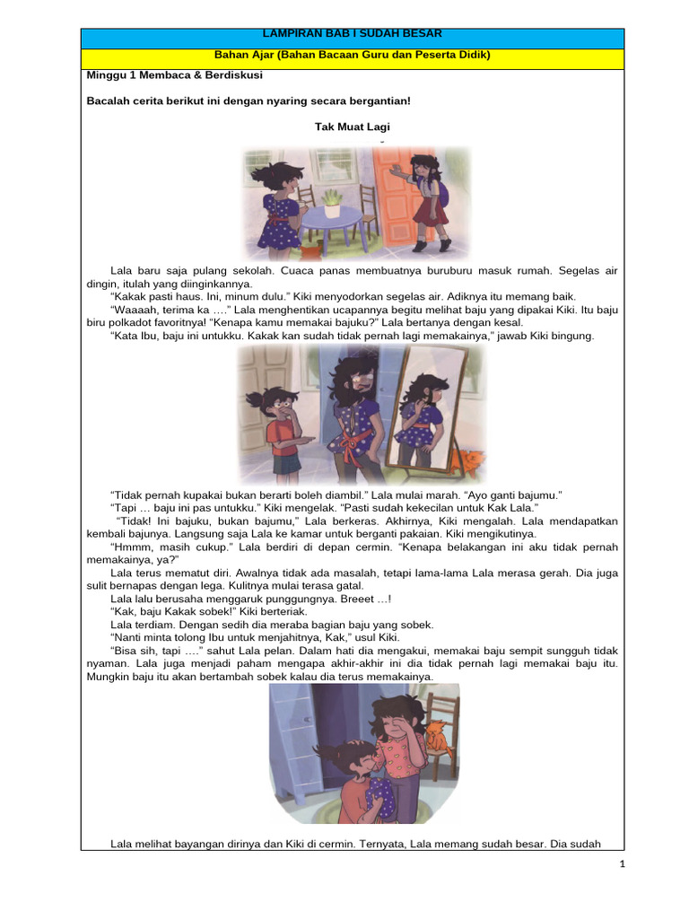 Lampiran Bind KLS Iv SMS 1 | PDF