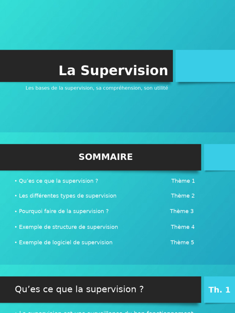 La Supervision | PDF