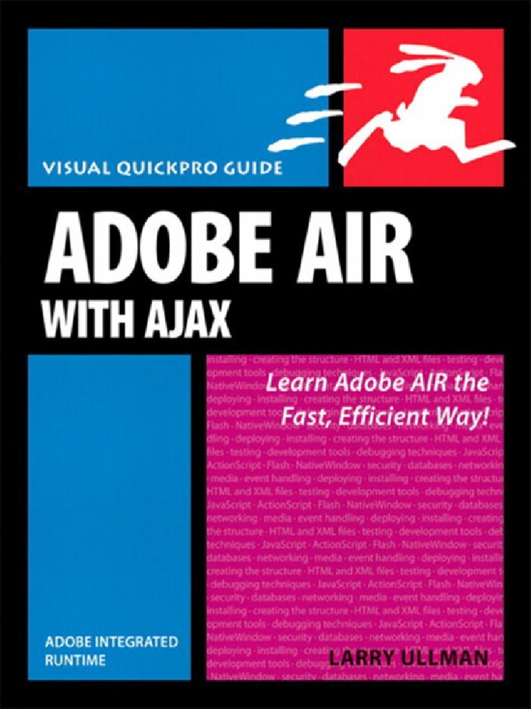 Adobe AIR (Adobe Integrated Runtime) With Ajax Larry Ullman (PeachPit ...