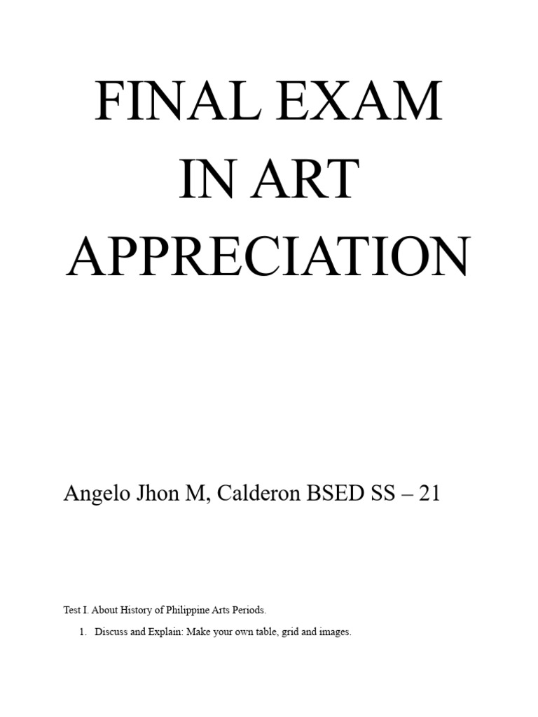 Calderon Art App Final | PDF