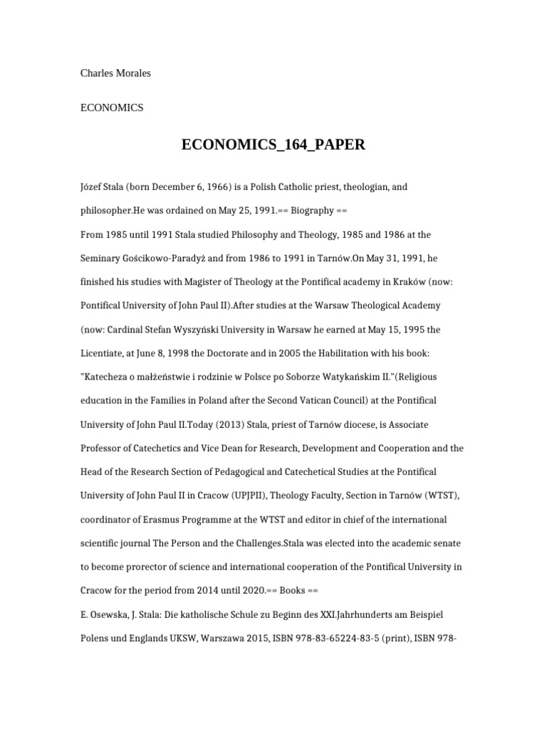ECONOMICS_164_PAPER | PDF