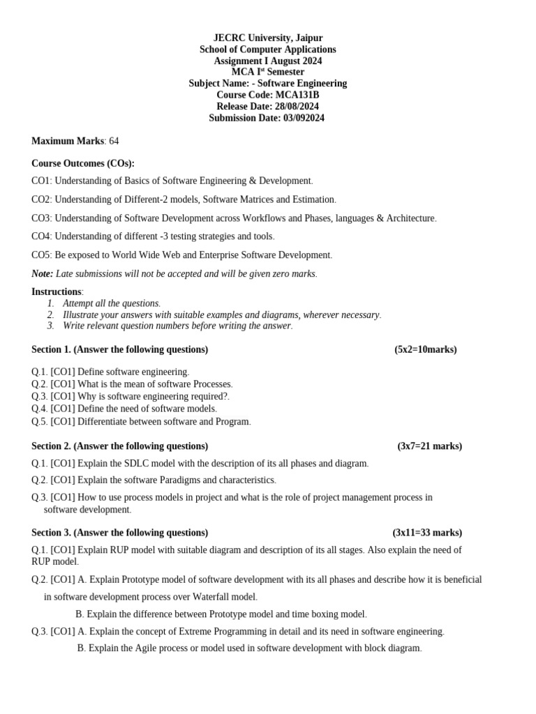 Software Engineering Paper | PDF