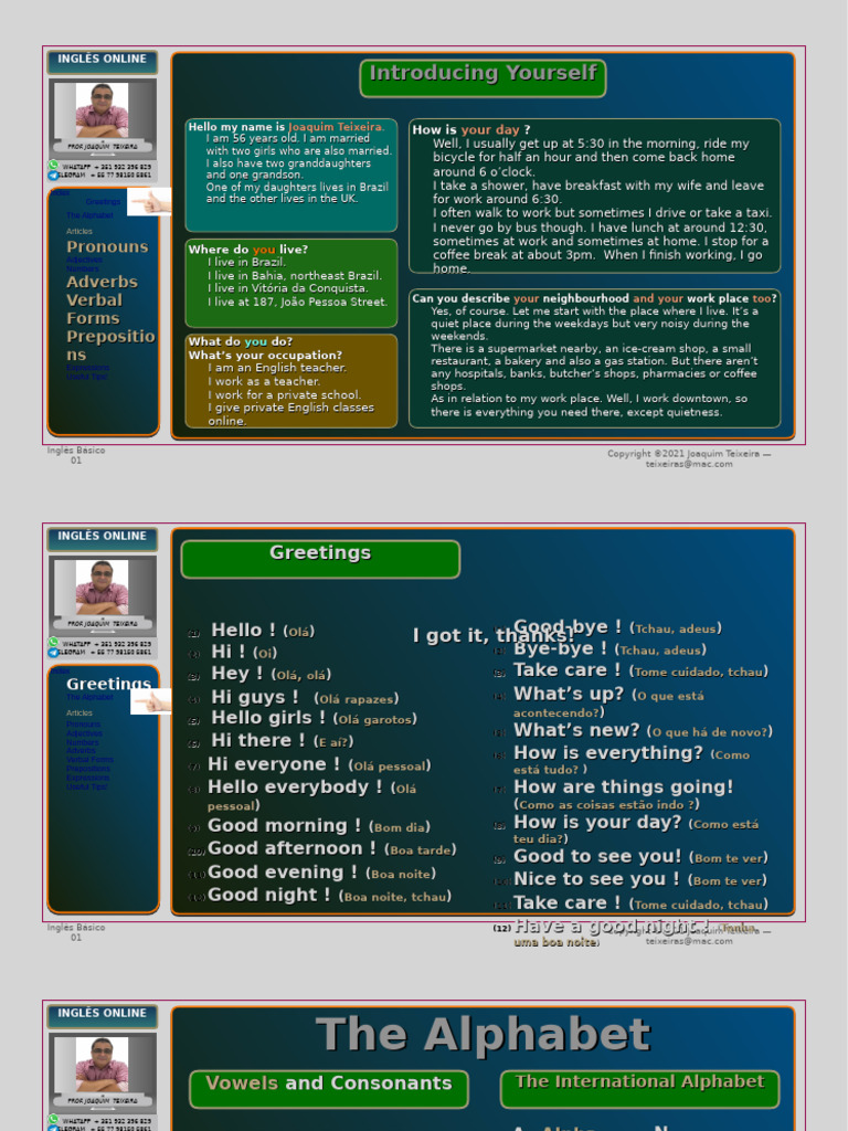 Ingles Basico - Mini Grammar 01 | PDF | Adverb | Adjective