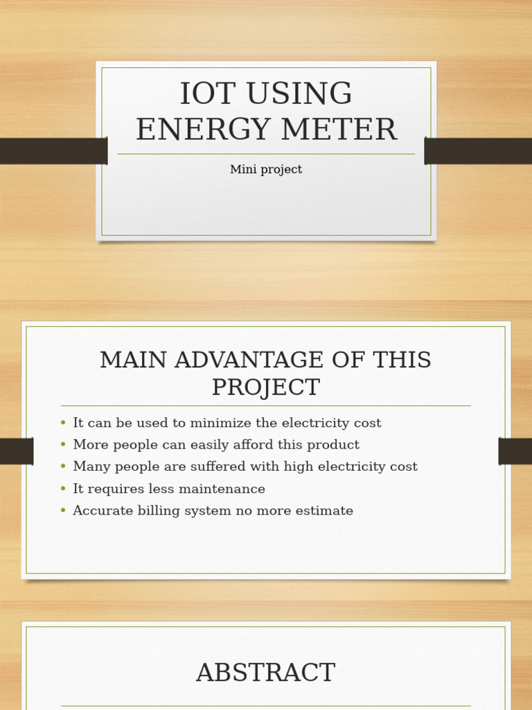 Iot Using Energy Meter | PDF