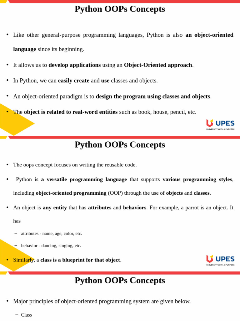 PY Introduction U-5 OOP | PDF