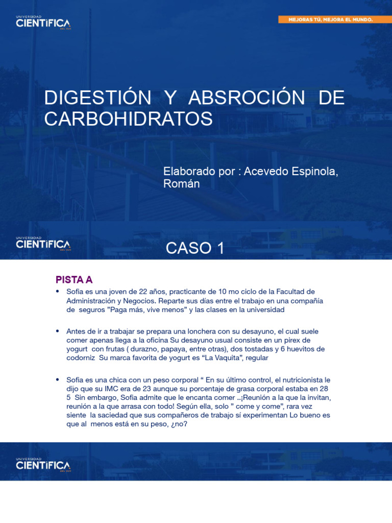Digestión y Absorción de Carbohidratos | PDF