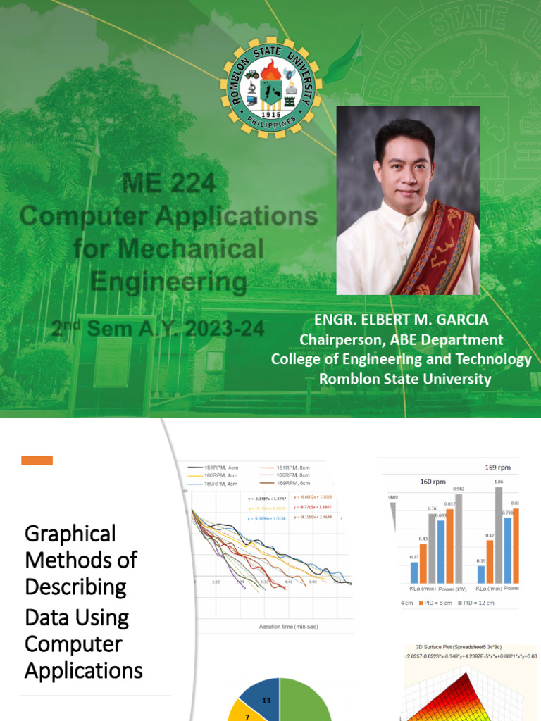 Graphical Methods of Describing Data Using Computer Applications | PDF