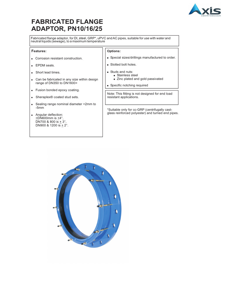 Flange Adaptors | PDF