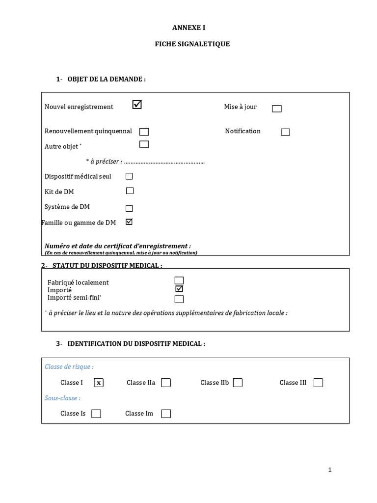 7-Fiche Signalétique | PDF