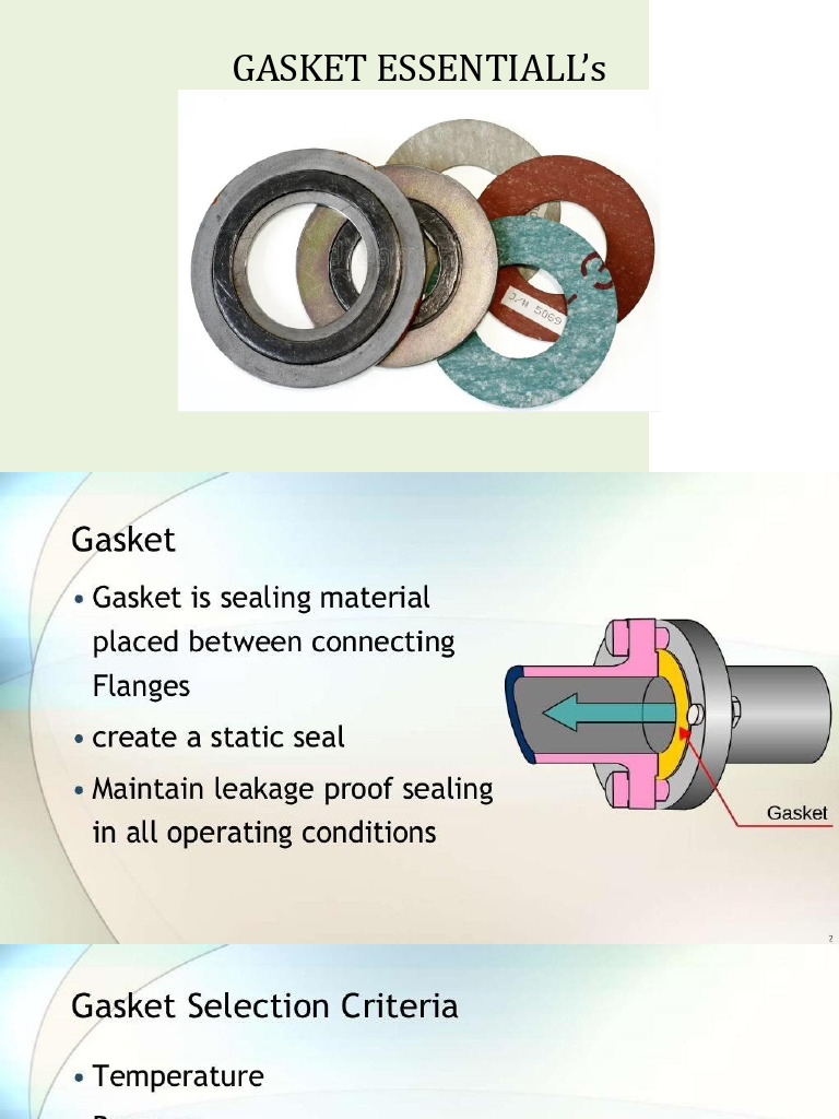 Gasket Types | PDF