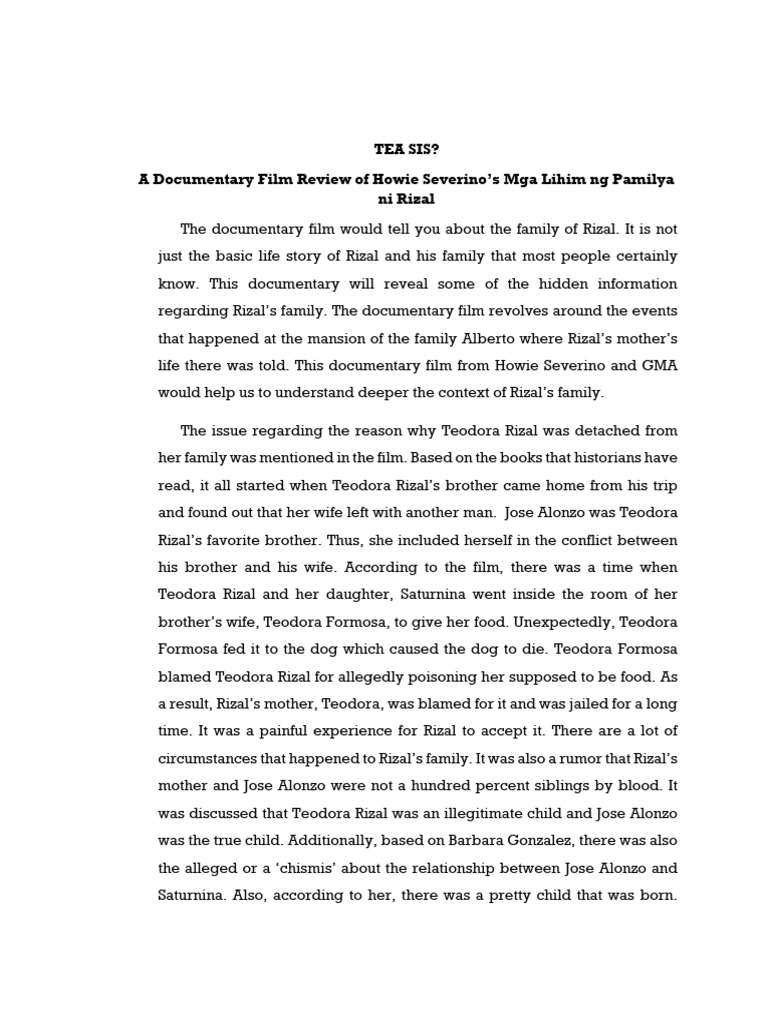 Documentary Film Review | PDF