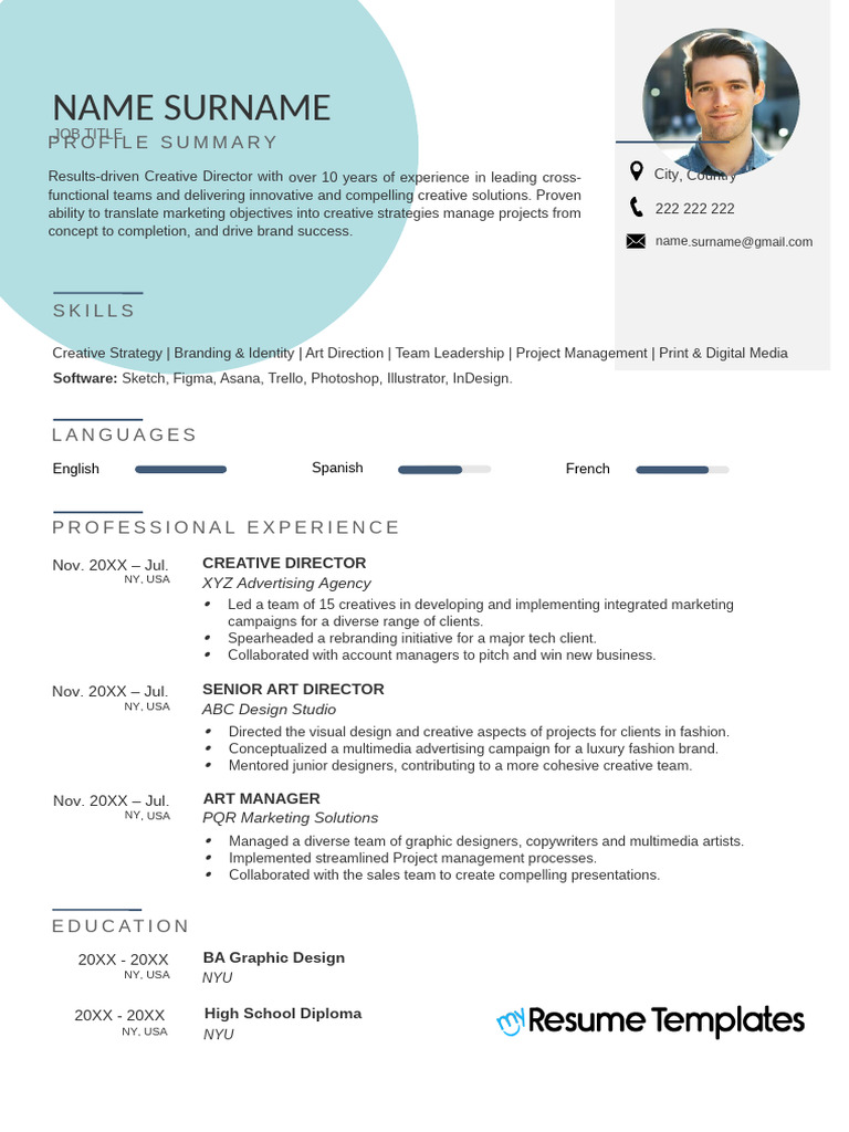 223 CV Design Template | PDF